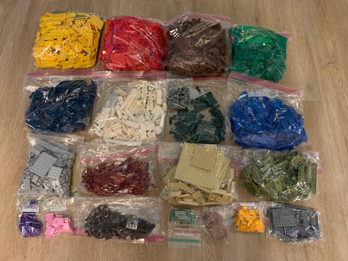 MIXED LOT OF 11 LBS LEGO PARTS AND PIECES/BRICKS SORTED BY COLOR | eBay