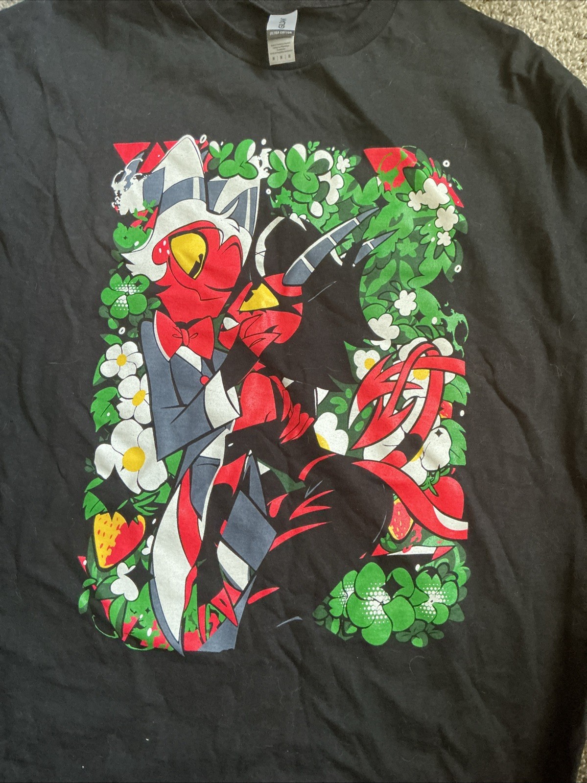 Helluva Boss Millie And Moxxie Medium Shirt - Gem