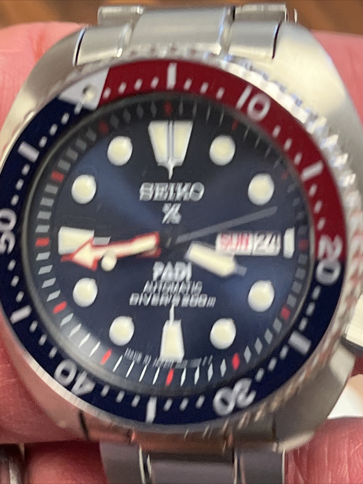 Seiko Men's Watch SRPE99 Automatic Prospex Padi Blue Dial Steel Special ...