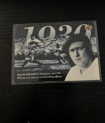 1994 upper deck hack wilson #111 | eBay