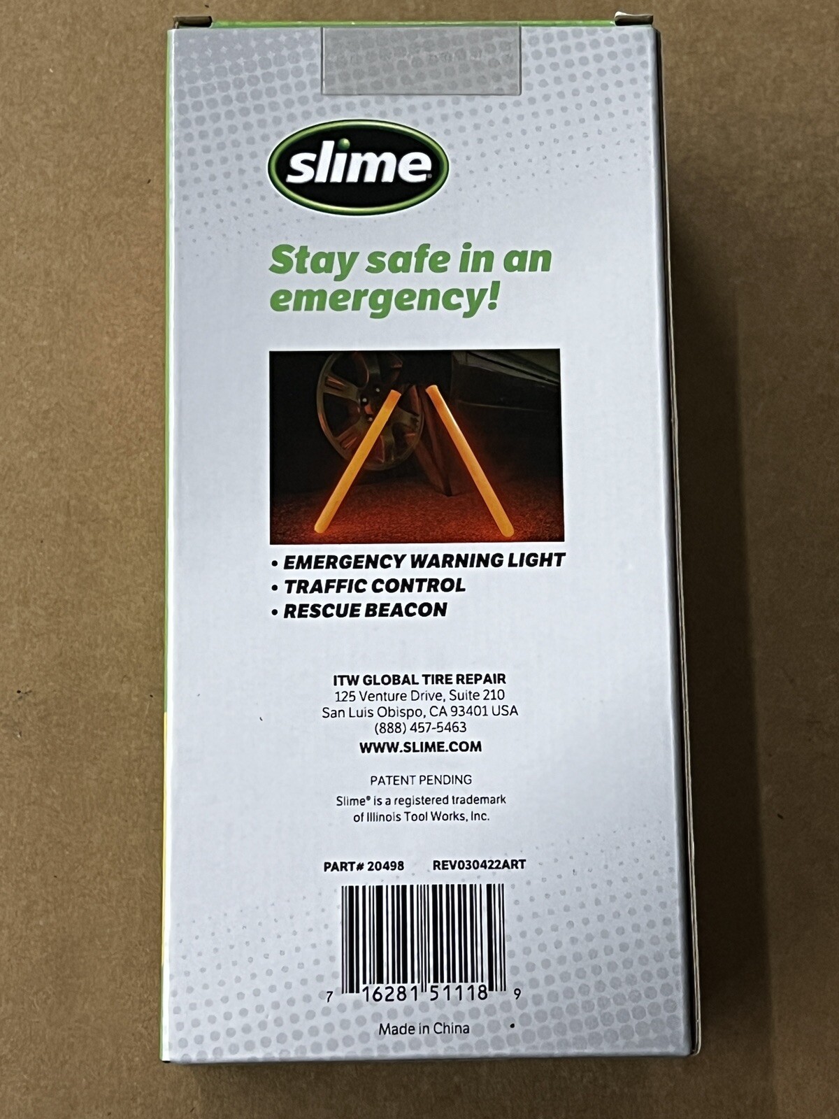 Slime Emergency Glow Safety Signal 3 Pack | eBay