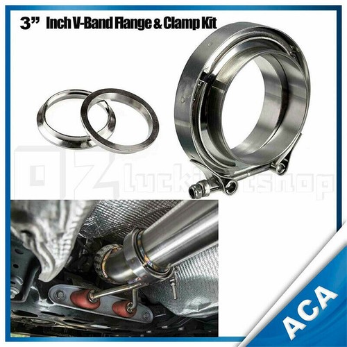 3" inch 76mm Quick Release V-Band Vband Clamp Stainless Steel turbo ...