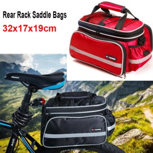 Heavy Duty Electric Bike Ebike Bicycle Rear Rack Saddle Bags W ...