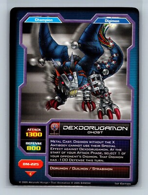 Digimon CCG - Dexdorugamon DM-225 - OPERATION-X BOOSTER | eBay