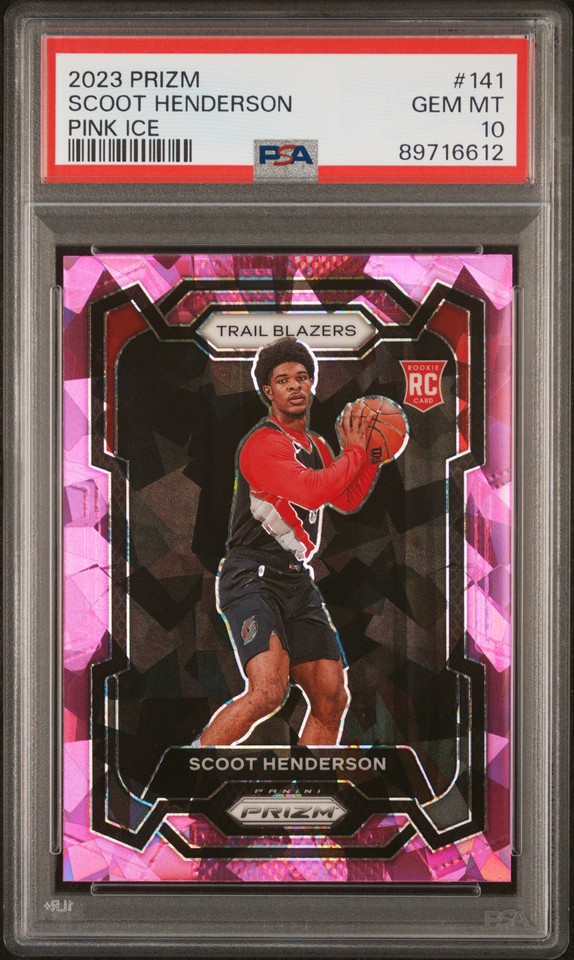 2023 PANINI PRIZM PINK ICE #141 SCOOT HENDERSON PSA 10 | eBay