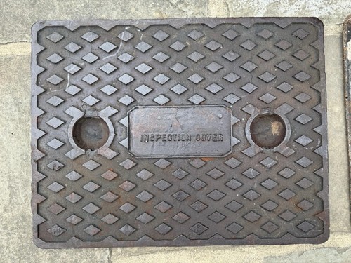 Cast Iron Manhole Inspection Cover: Reclaimed: UK Delivery now ...