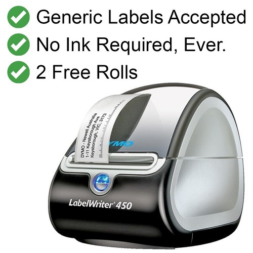 DYMO LabelWriter 450 Thermal Shipping Address Barcode Label Printer ...