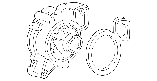 Genuine GM Water Pump 12630084 | eBay