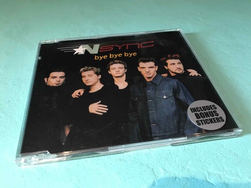 NSYNC Bye Bye Bye CD incl bonus stickers Justin Timberlake Lance Bass ...
