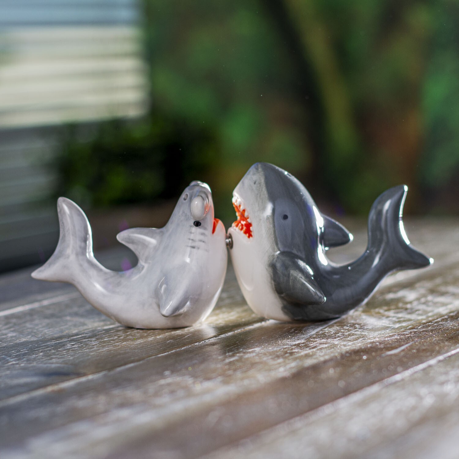 PT SHARKS SALT & PEPPER SHAKERS | eBay