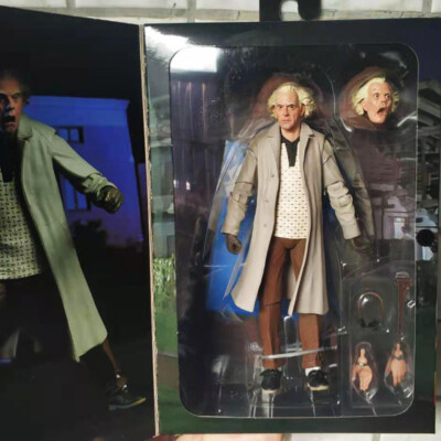 NECA Back to the Future Doc Brown Ultimate 7" Action Figure 1:12 New In ...