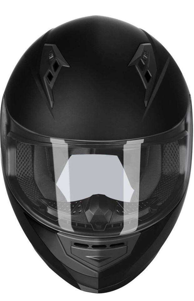 GLX GX11 Lightweight Full Face Motorcycle Tinted Visor Helmet ...
