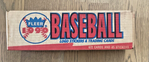 Fleer 1990 Baseball Trading Card Set 672 cards & 45 Logo Stickers ...