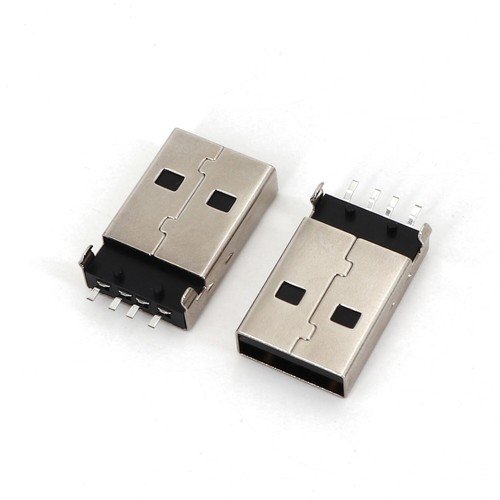 10Pcs USB Type A Male 4-Pin Plug SMT SMD PCB Mount Solder Connector | eBay