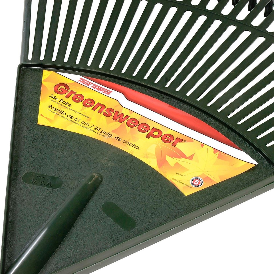 True Temper 64309 Greensweeper 24" Poly Leaf Rake | eBay
