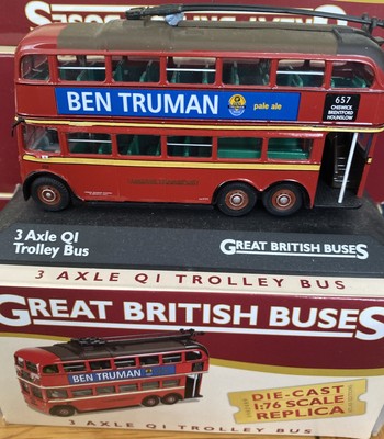 Atlas Editions Great British Buses 3 Axle QI Trolley Bus Ben Trueman ...
