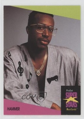 1991 Pro Set Super Star MusiCards UK MC Hammer Hammer #53 0jk3 | eBay