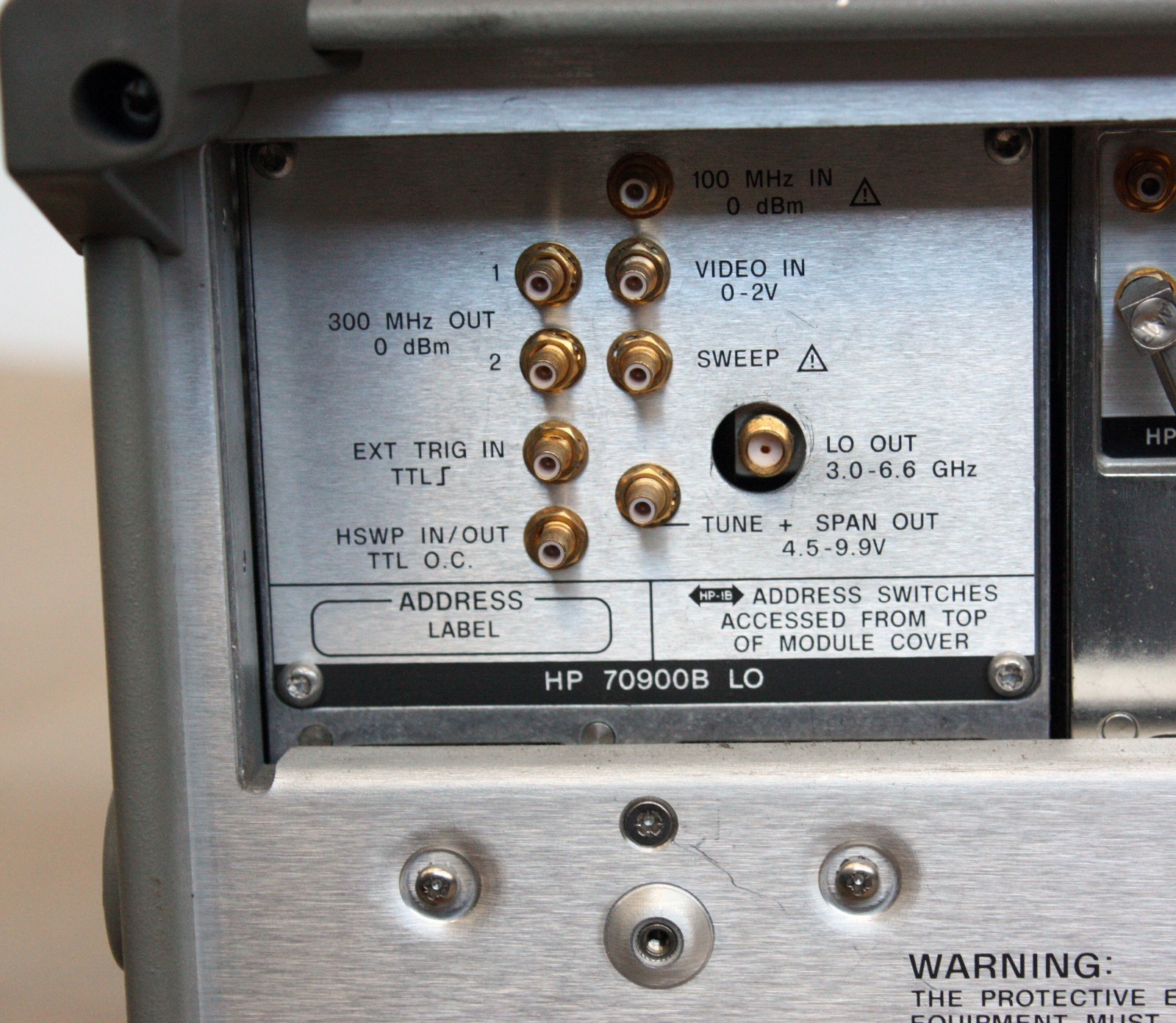 Agilent HP Hewlett Packard 70004A Spectrum Analyzer 70900B opt 512 IF ...