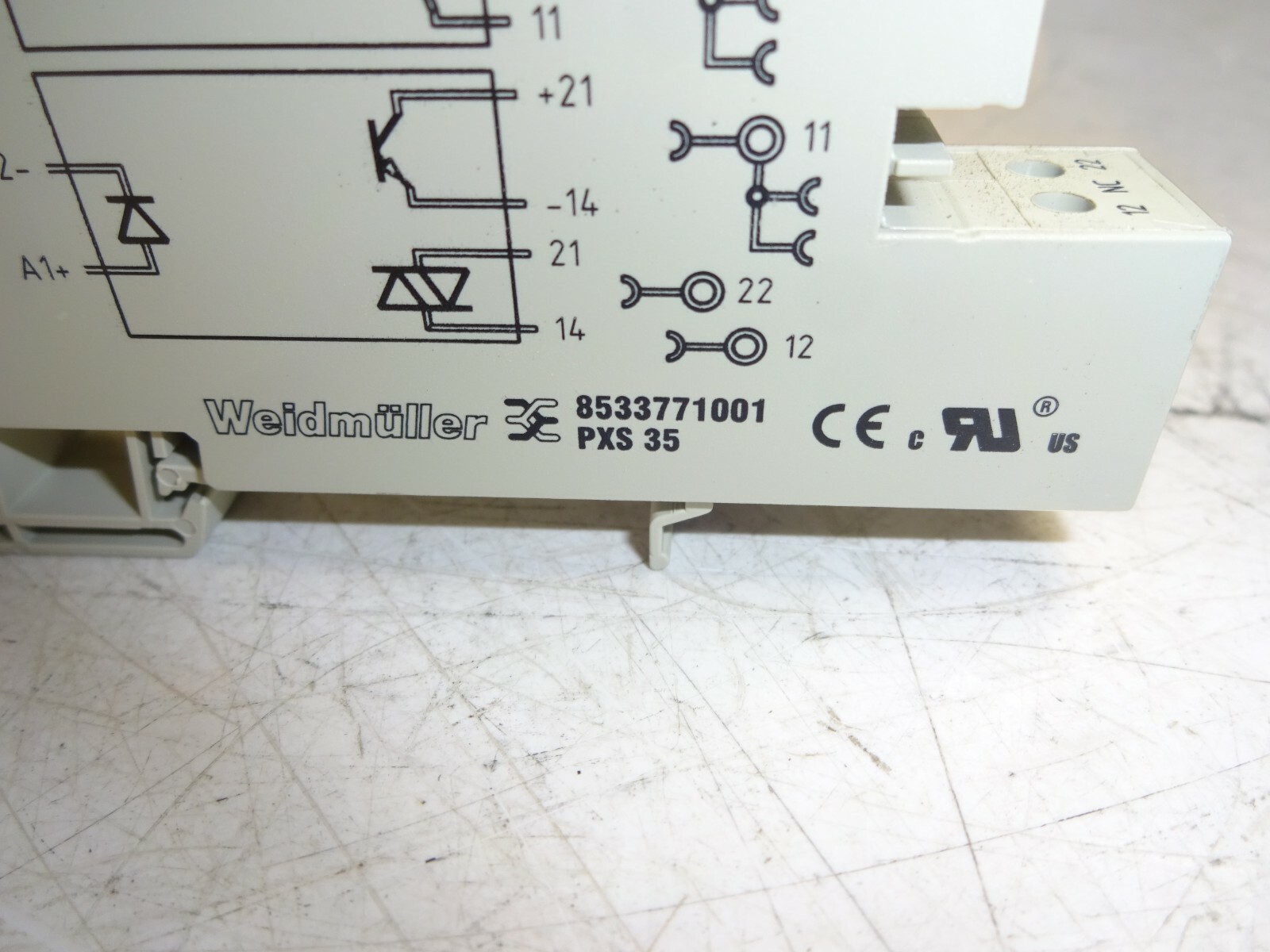 WEIDMULLER 8533771001 PXS 35 DIN RAIL MOUNT RELAY RCL424615 | eBay