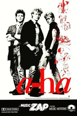 a-ha 24 x 36 "Take On Me" Reproduction Theatre Promo Poster - 80's Rock ...