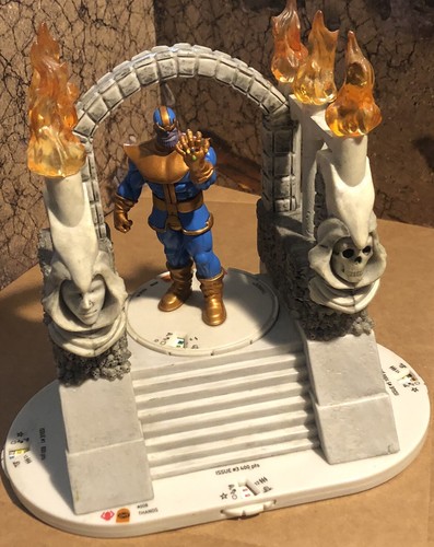 Heroclix Infinity Gauntlet Thanos LE #008 w/ Terraxia and Cards | eBay