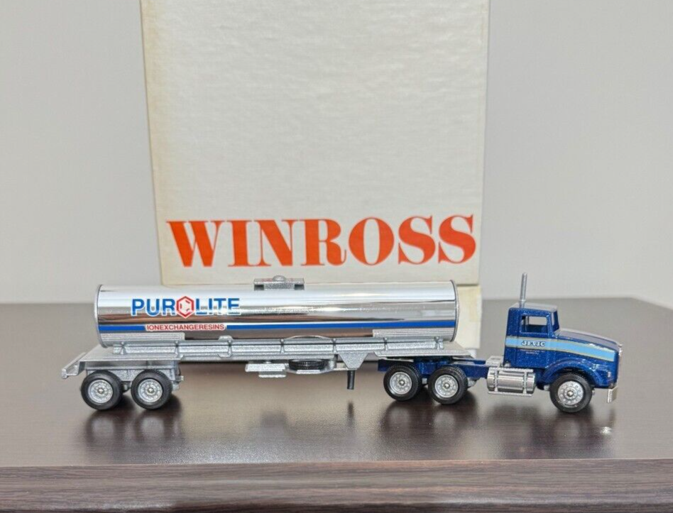 Jevic Transportation Purolite Tanker 1994 Winross Truck Kenworth | eBay