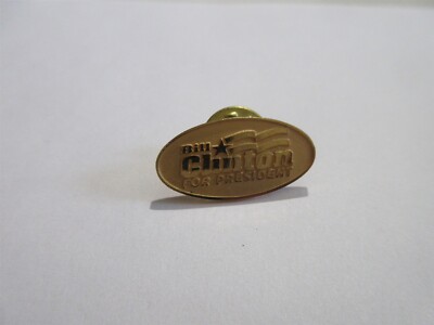 vintage BILL CLINTON for President lapel pin presidential campaign | eBay