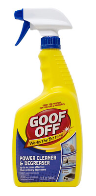 Goof off Power Cleaner and Degreaser – 32 oz. Trigger Spray Bottle | eBay