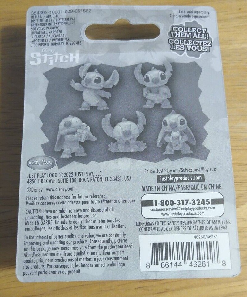 Disney Stitch Micro Collection Figure - Stitch Holding Gift dollar tree ...