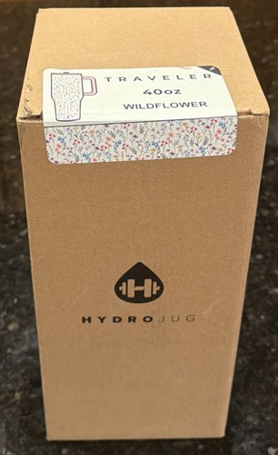 NEW Hydrojug Wildflower Multicolor Traveler 40oz Limited Tumbler Cup | eBay