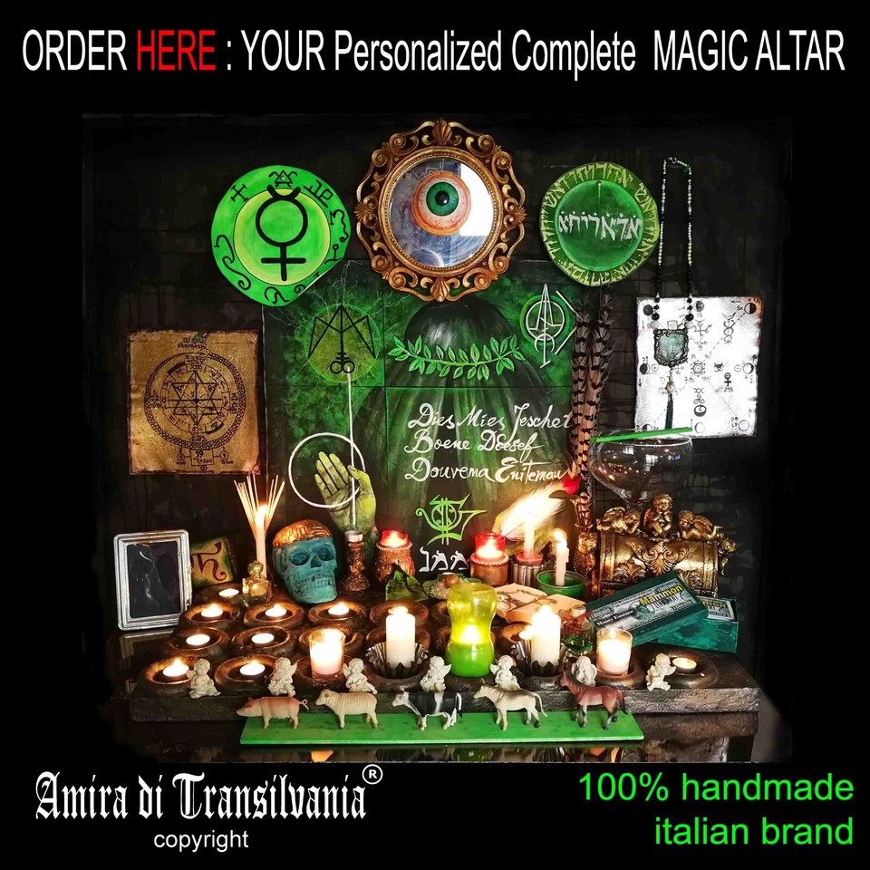 box witchcraft kit starter ritual magic wicca pagan altar witch lucifer ...
