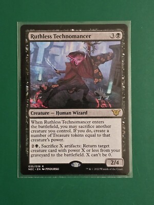 Ruthless Technomancer (035) Neon Dynasty Commander NEC MTG Magic | eBay