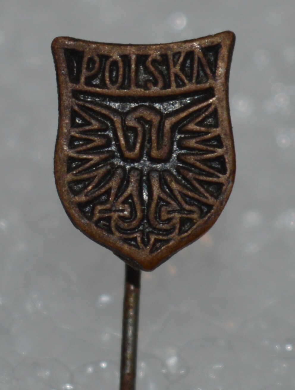 Polish Polska Poland Eagle Crests Coat Of Arms Heraldic vintage stick ...