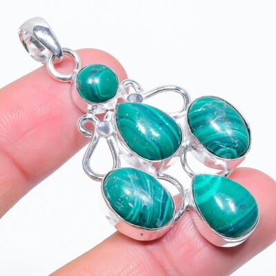 Pendentif bijou en argent sterling 925 fait main avec pierre précieuse ...