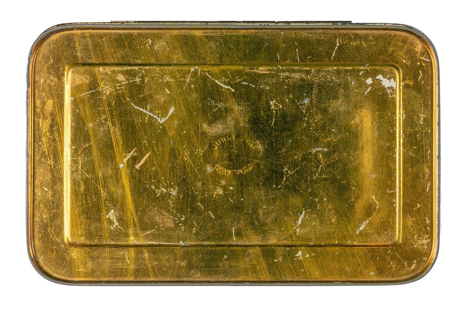 Scarce 1900s "Old Tar" hinged litho tobacco tin in good to fair ...