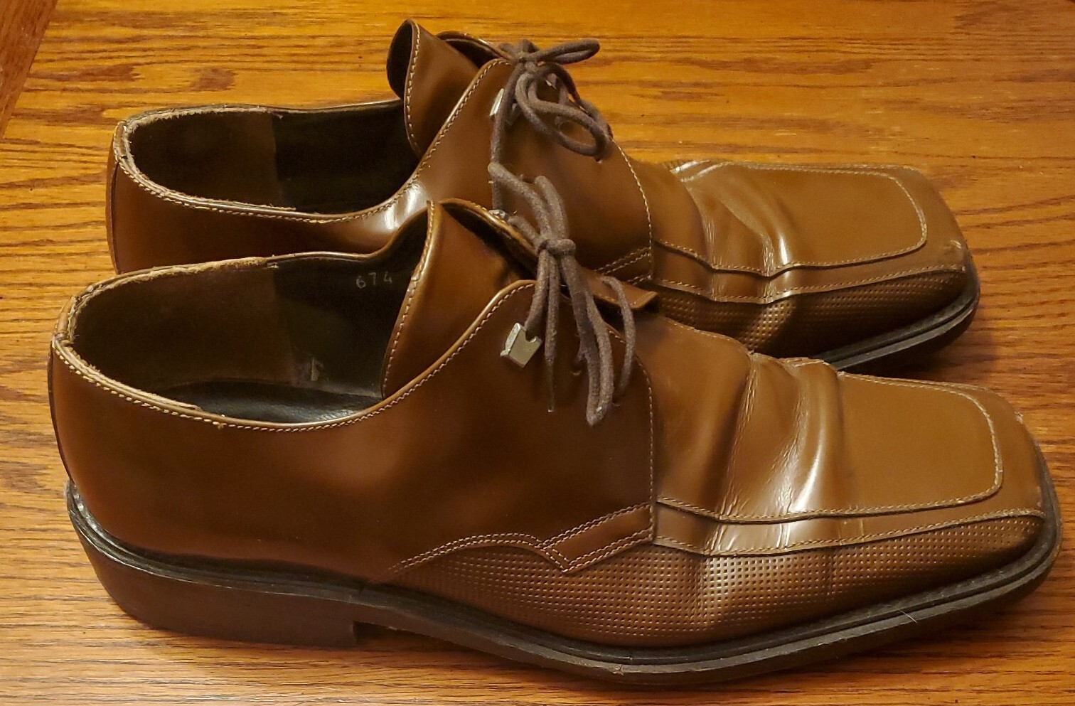 RARE Vintage Daniele Ferradini Men's Brown Leather Dr… - Gem