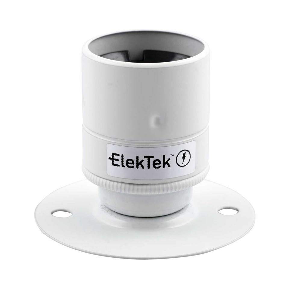 ElekTek E27 Batten Base Edison ES Light Lamp Bulb Holder BESA Conduit ...