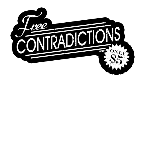 2 x Car Stickers - free contradictions Decal Truck Bumper Laptop Window ...