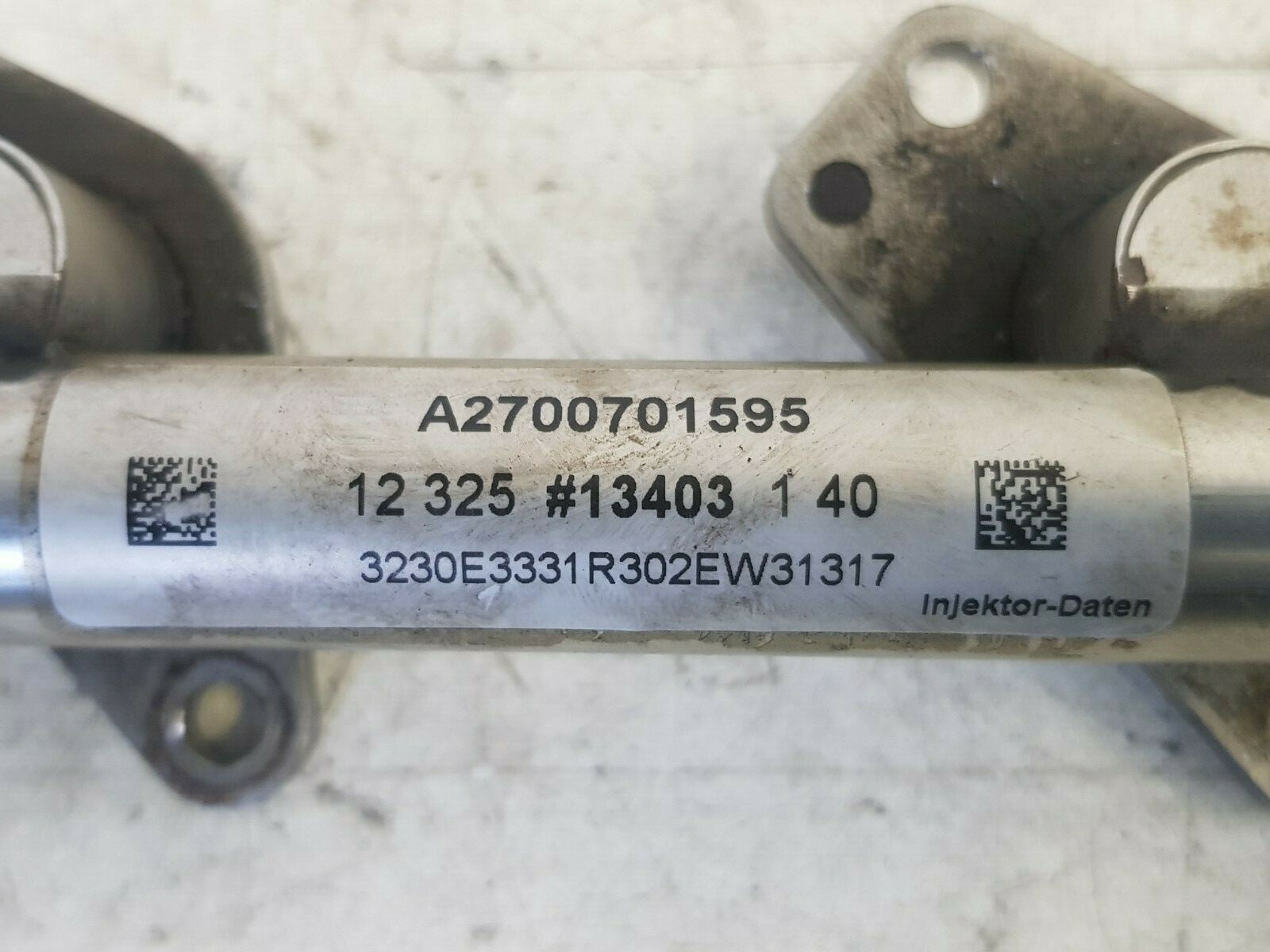 MERCEDES A CLASS W176 A180 CLA C117 Fuel INJECTOR Rail A2700701595 ...