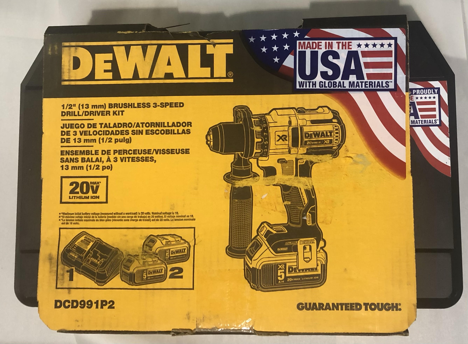 DEWALT DCD991P2 20V Cordless Driver Kit for sale online | eBay