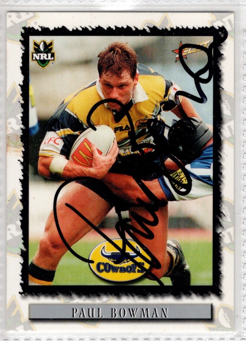 🔥 2000 NRL BASE SIGNED CARD PAUL BOWMAN #64 🔥 | eBay