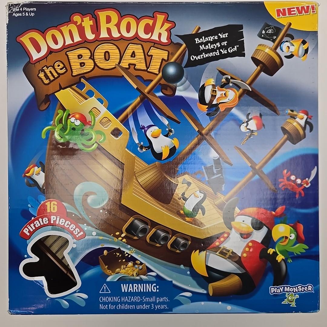 Don't Rock the Boat Pirate Penguins Skill & Balancing Family Game ...