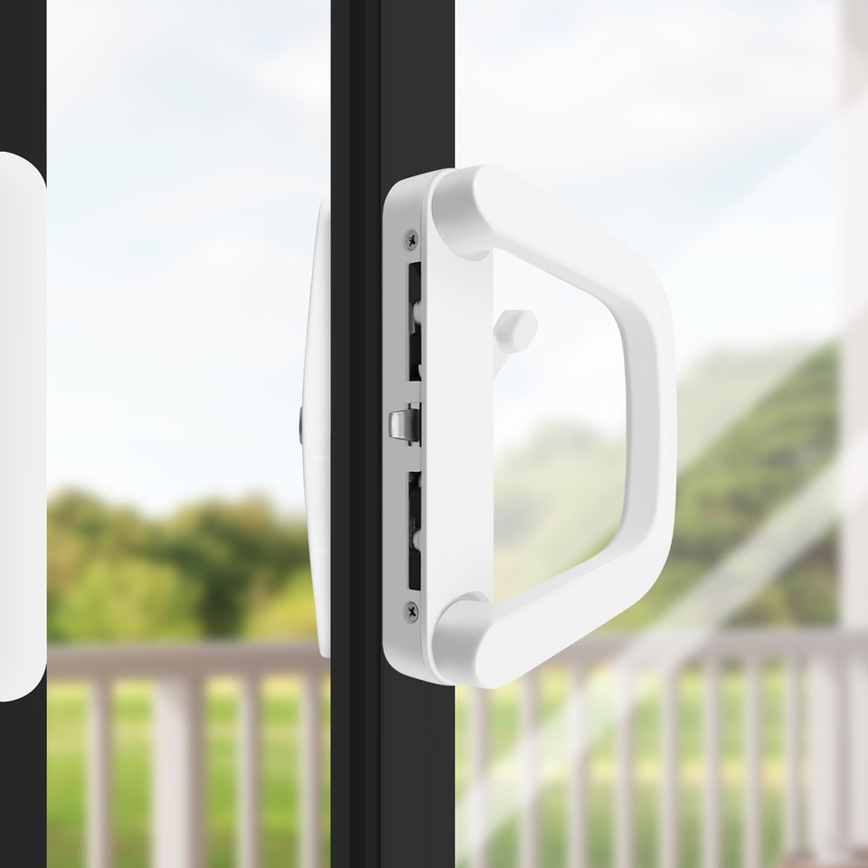 Alloy Patio Door Lock Replacement Easy to Grip Balcony Handle Lock Set ...