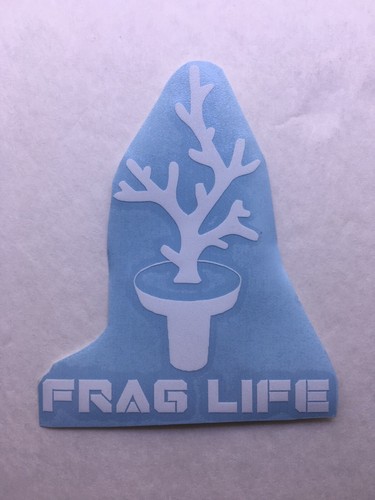 Frag Life Die Cut Vinyl Sticker Decal Dive Scuba Reef | eBay