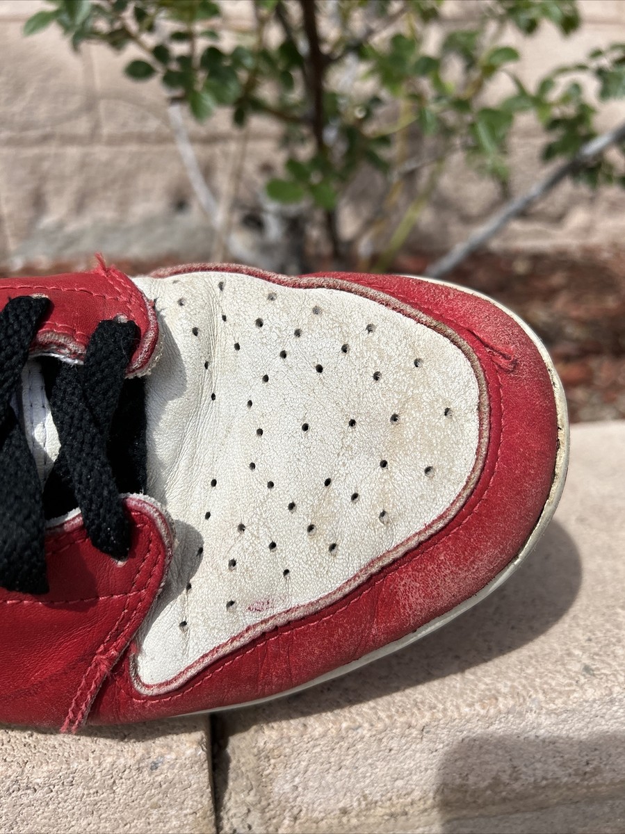 Original Sz 13 1985 Nike Air Jordan 1 Chicago OG Red White Original Sz 13 1985 Nike Air Jordan 1 Chicago OG Red White
