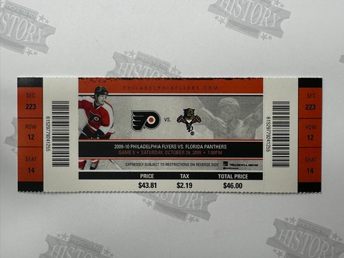 2009 James van Riemsdyk 1st NHL Goal Panthers Philadelphia Flyers ...