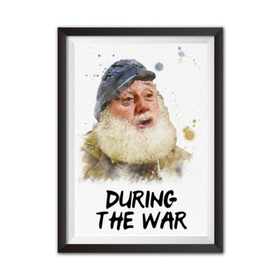 ONLY FOOLS AND HORSES UNCLE ALBERT DURING THE WAR ART PRINT ONLY FOOLS ...
