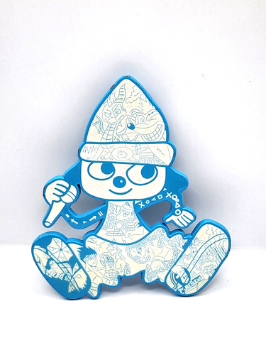 Forever Rising Crash Bandicoot: PaRappa The Rapper Pin (Blue) 3.5in x ...