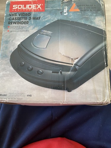 Solidex Video Cassette VHS 2-Way Rewinder 7000XT Fast Forward And ...