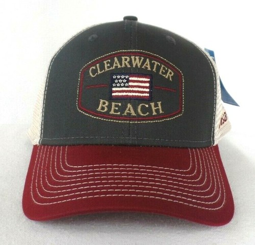 *CLEARWATER BEACH FLORIDA* Surfing Boating Trucker Ball cap hat *SURF ...